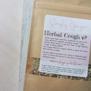 Organic Herbal Cough Syrup Kit Ll Cough Syrup Ll Organic Cough Syrup Ll ...