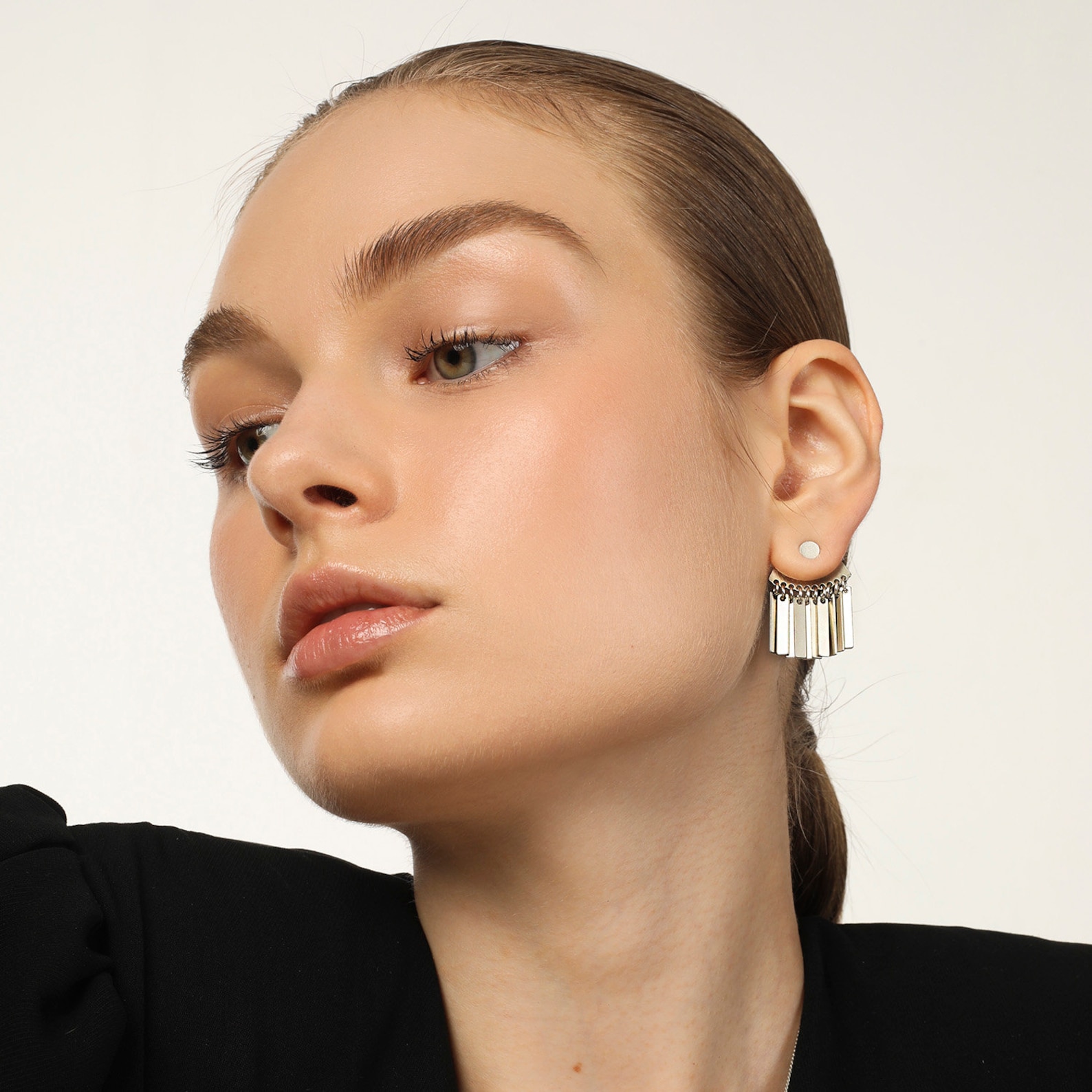 Boho Ear Jackets, Gold Ear Jacket, Bohemian Ear Jackets, Minimalist Ear ...