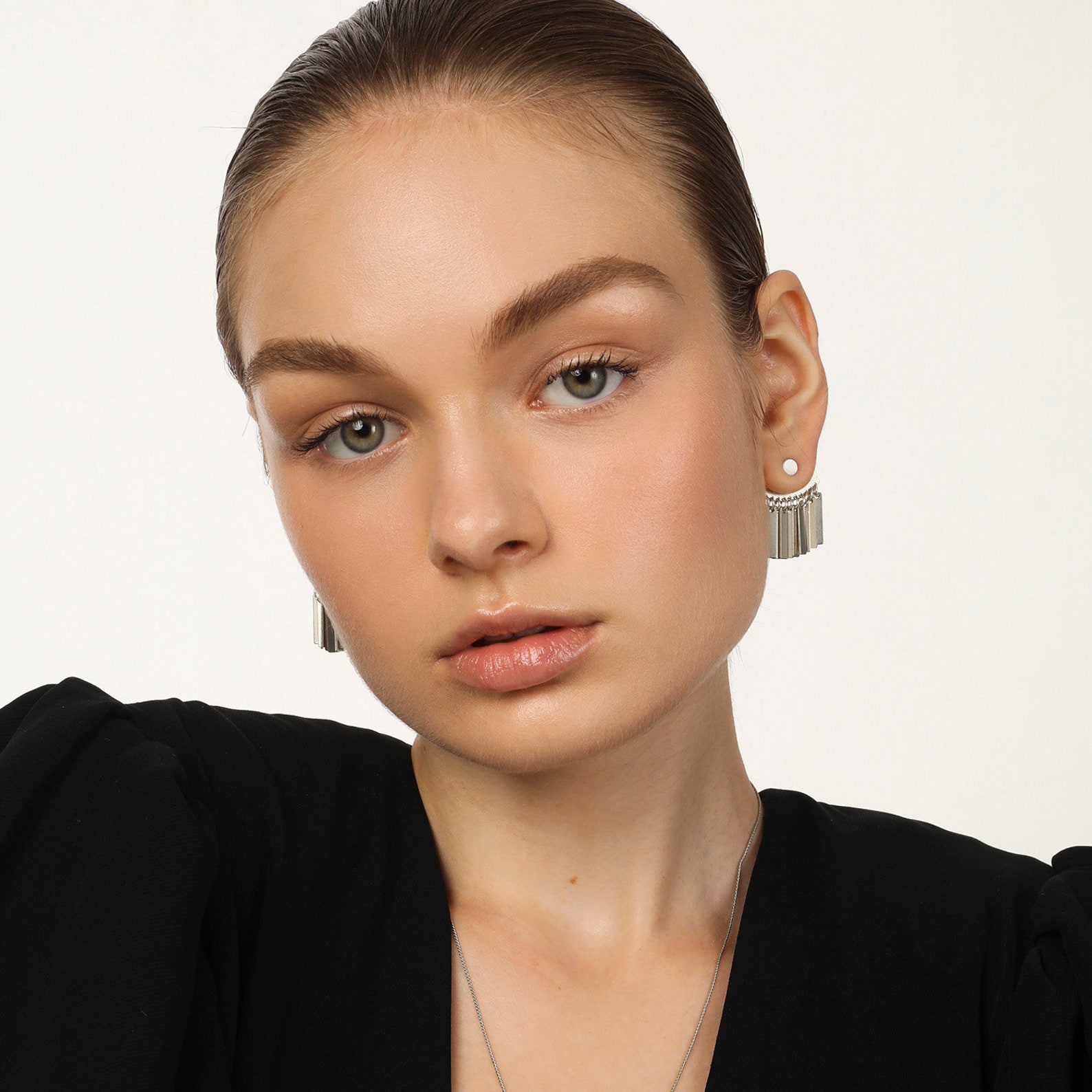 Boho Ear Jackets, Gold Ear Jacket, Bohemian Ear Jackets, Minimalist Ear ...