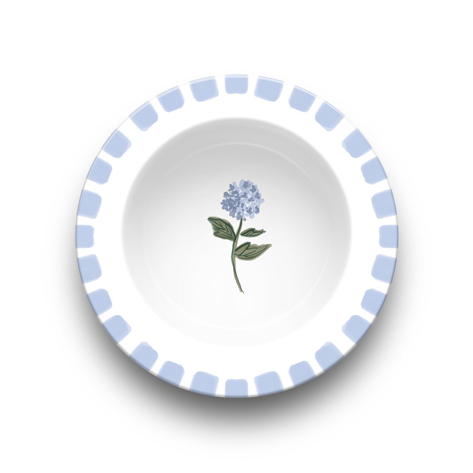 Chinoiserie Hydrangea Dinnerware: Blue & White Floral Plate - Etsy