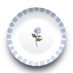 Chinoiserie Hydrangea Dinnerware: Blue & White Floral Plate - Etsy