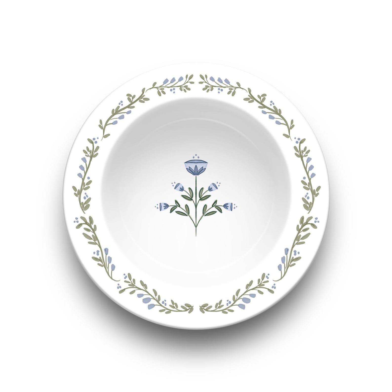 Chinoiserie Hydrangea Dinnerware: Blue & White Floral Plate - Etsy