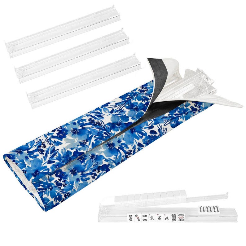 Chinoiserie Mahjong Rack Wrap Includes Clear Acrylic Racks + Tile ...