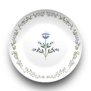 Chinoiserie Hydrangea Dinnerware: Blue & White Floral Plate - Etsy