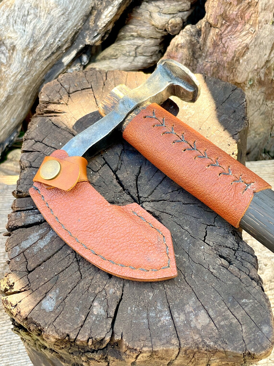 Hand Forged Hatchet Mouse Axe Made From a Railroad Spike - Etsy