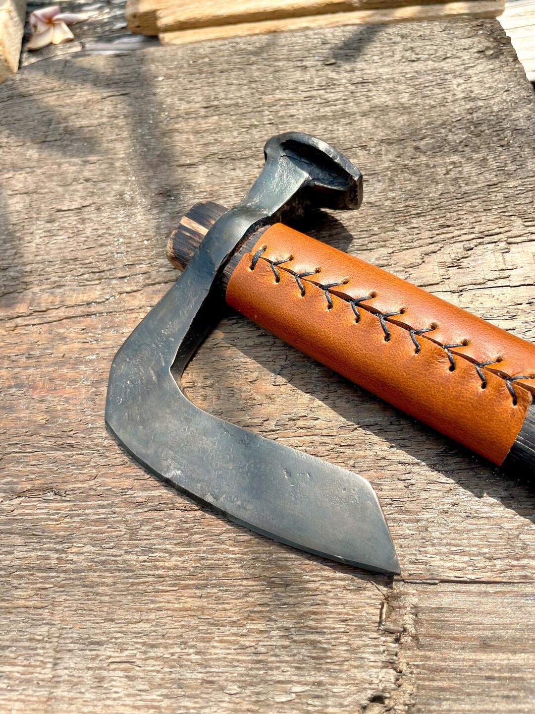 Hand Forged Hatchet Mouse Axe Made From a Railroad Spike - Etsy