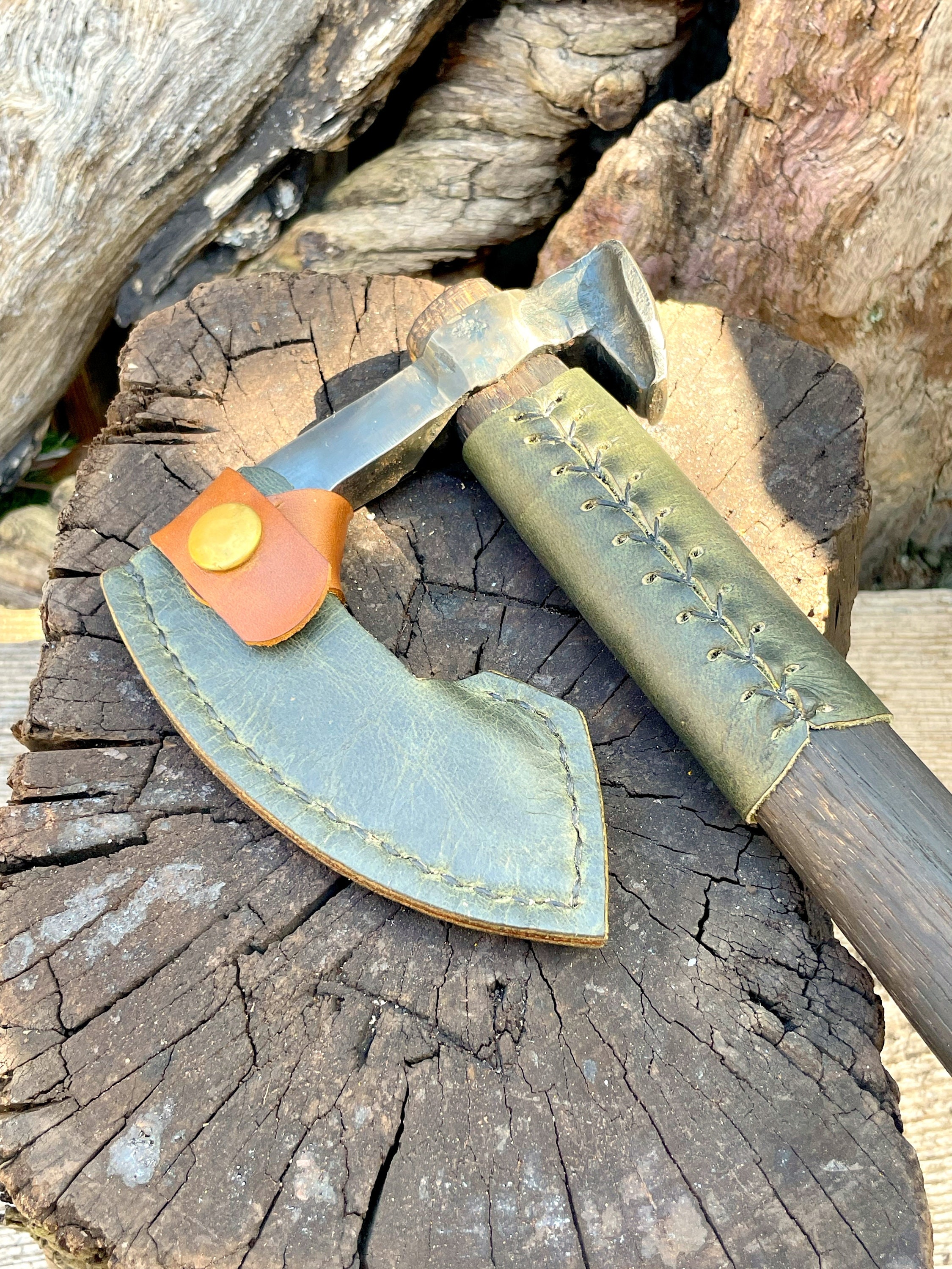 Hand Forged Hatchet Mouse Axe Made From a Railroad Spike - Etsy