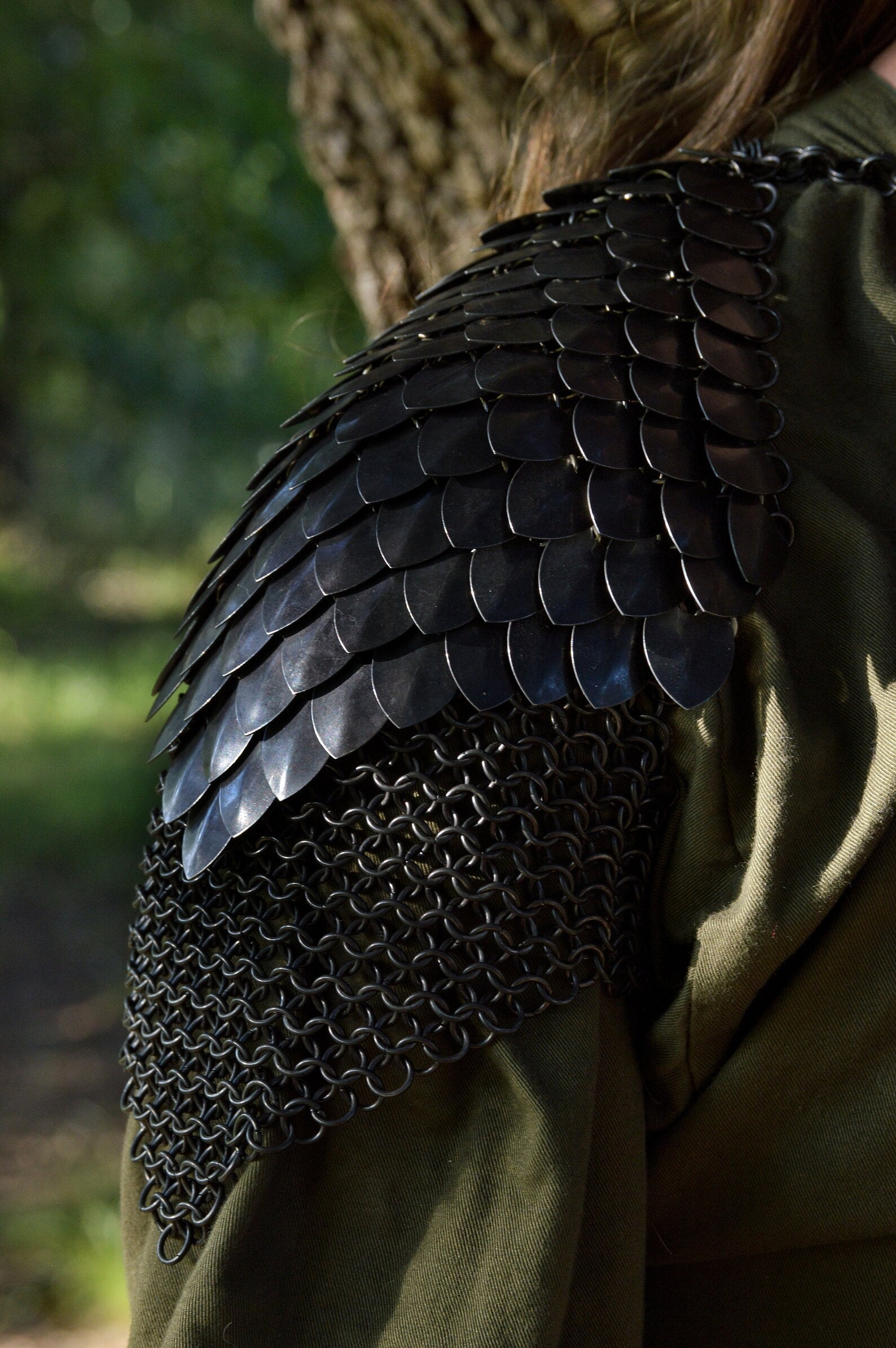 Fantasy Scalemaille Pauldron - Etsy