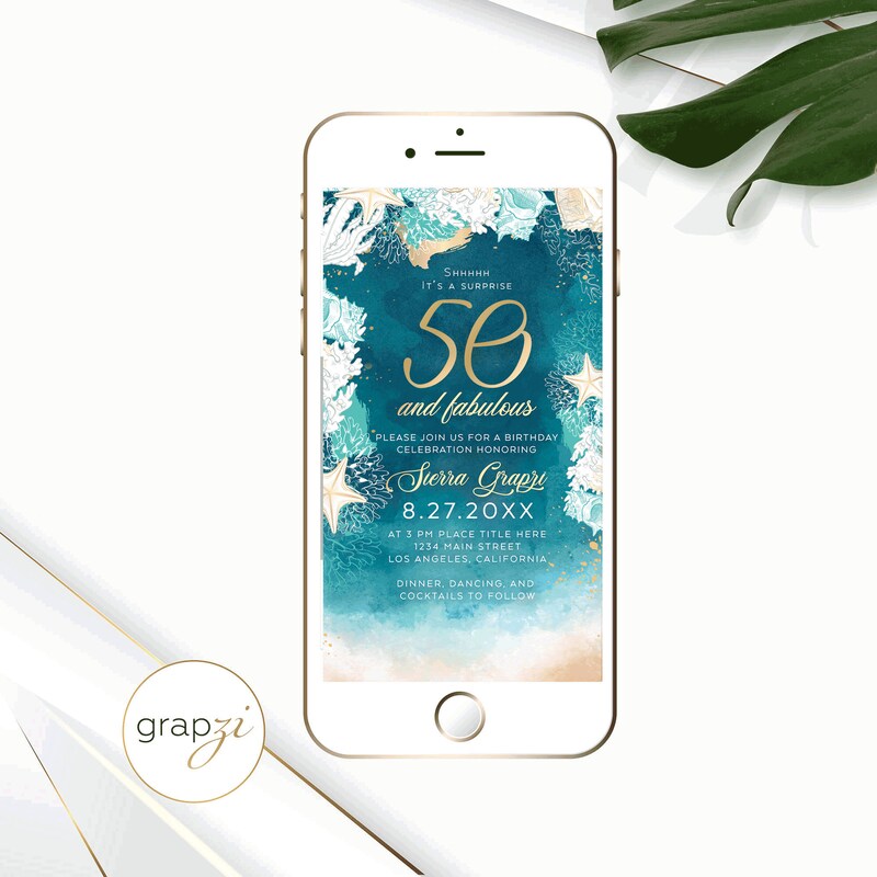 Phone Invitation - Etsy