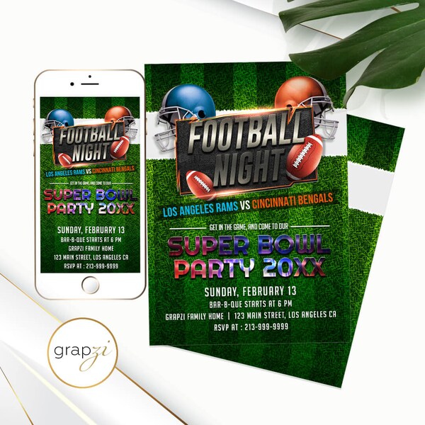 Sports Night Invitations - Etsy