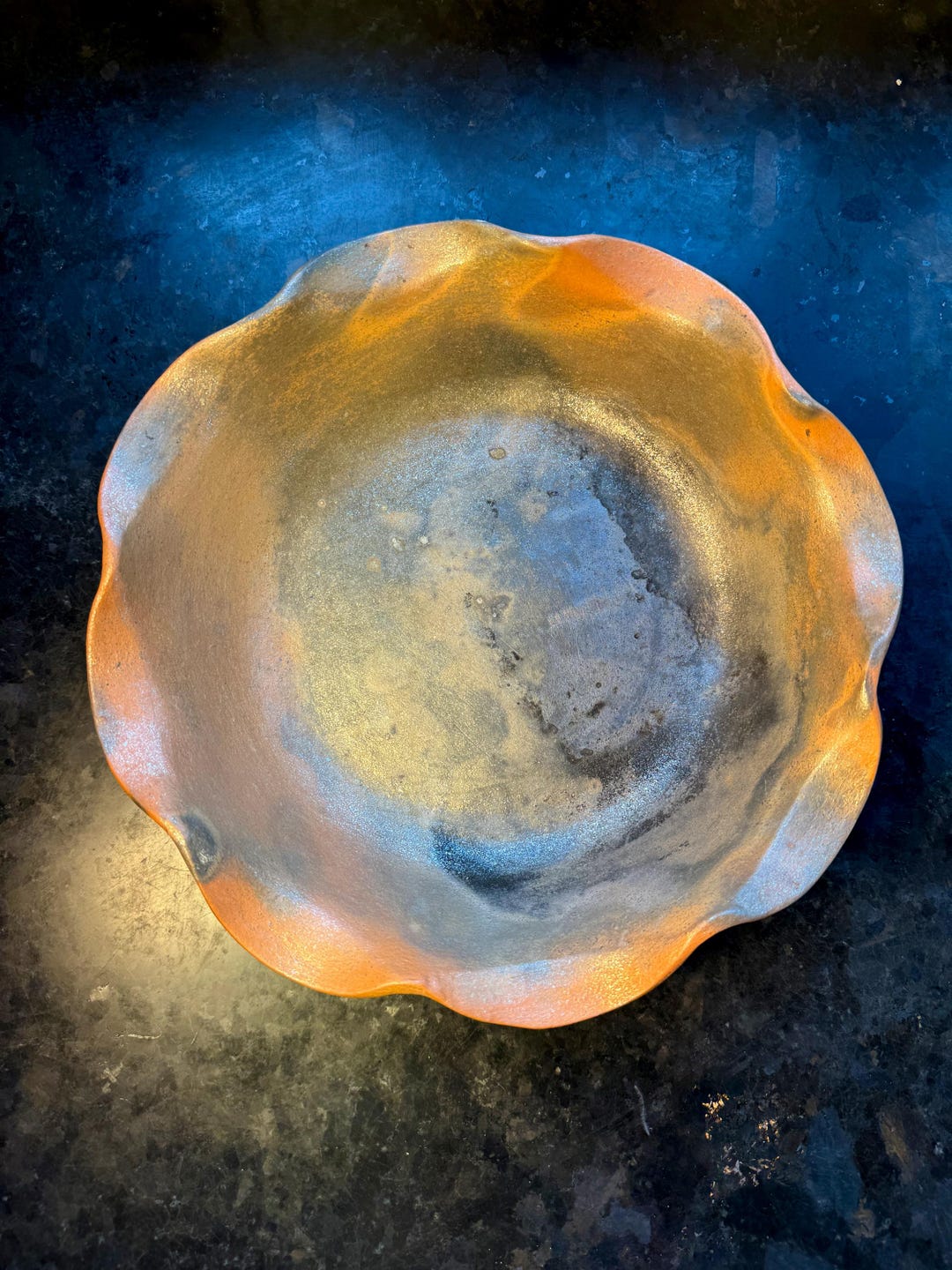 Micaceous Clay Cookware:fluted Baking Dish 12in. - Etsy