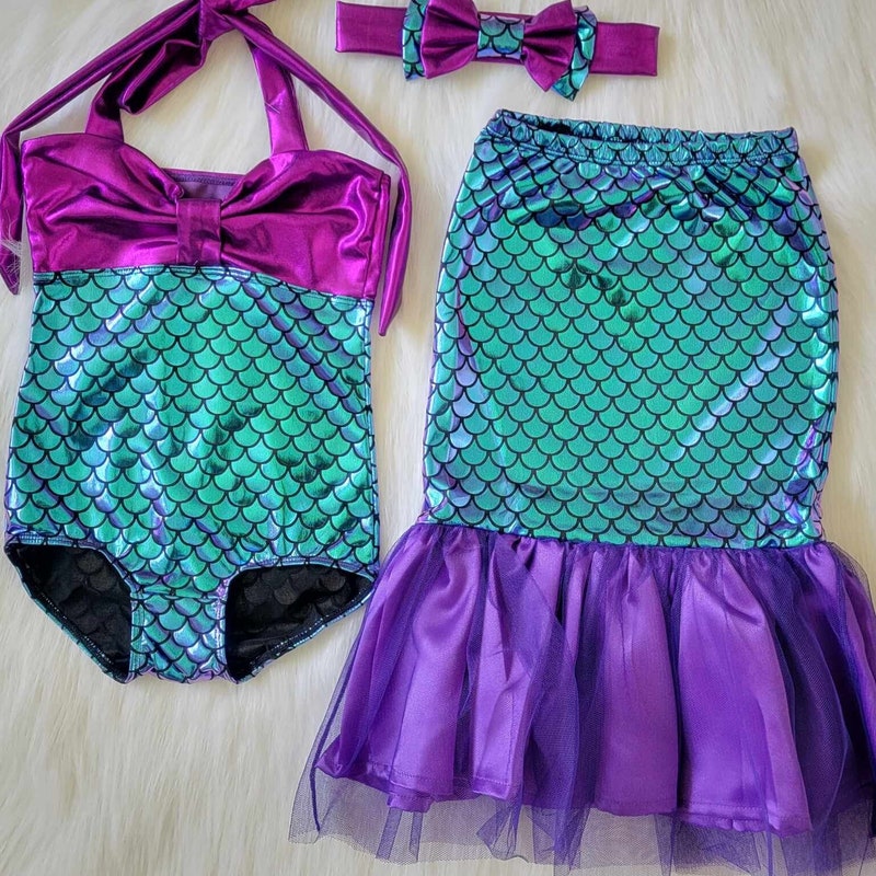 Toddlers Mermaid Swimsuit - Etsy