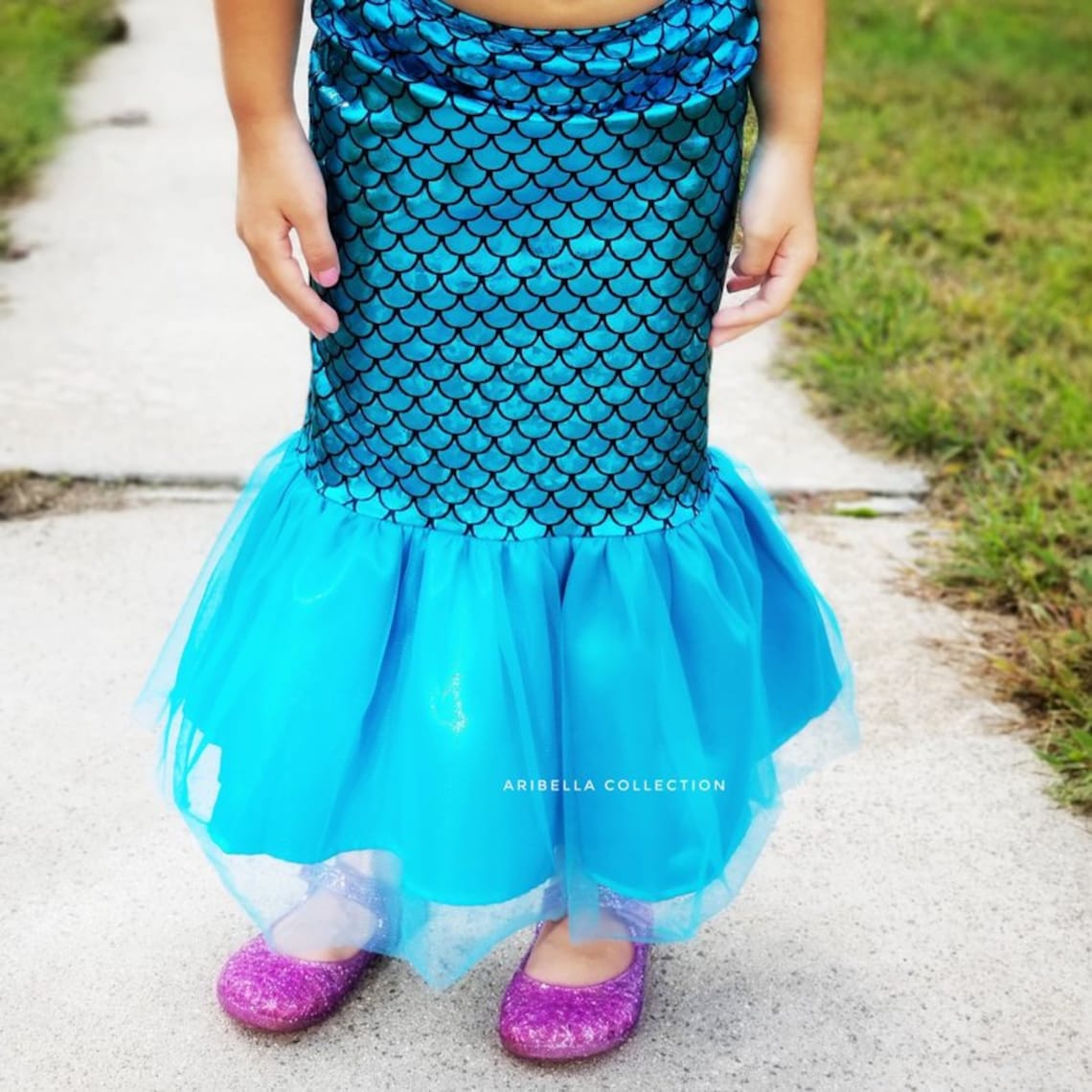 Mermaid Tail Skirt Girls Toddler Mermaids Costume Little - Etsy