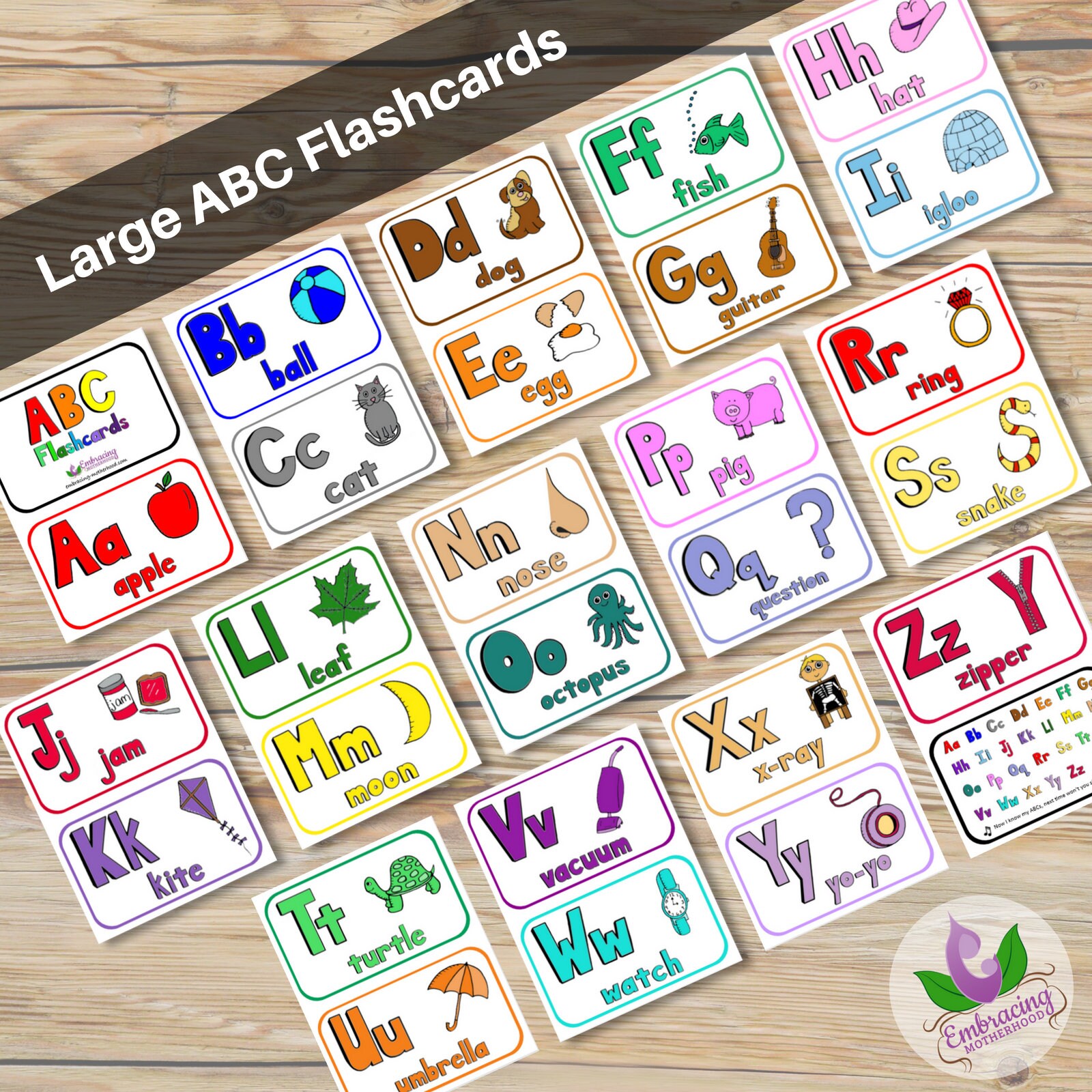 ABC Horizontal Wall Art / Digital Download / Printable / - Etsy UK