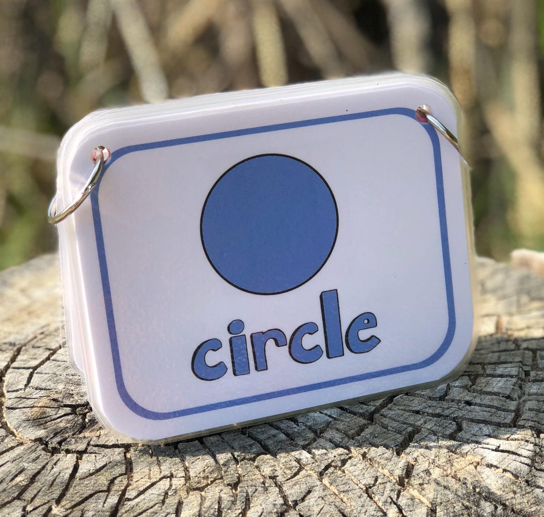 Shapes Flashcards: Vocabulary Building for Kids - Etsy