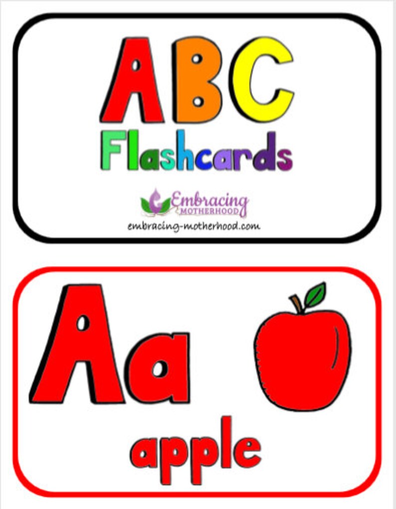 ABC Horizontal Wall Art / Digital Download / Printable / - Etsy UK