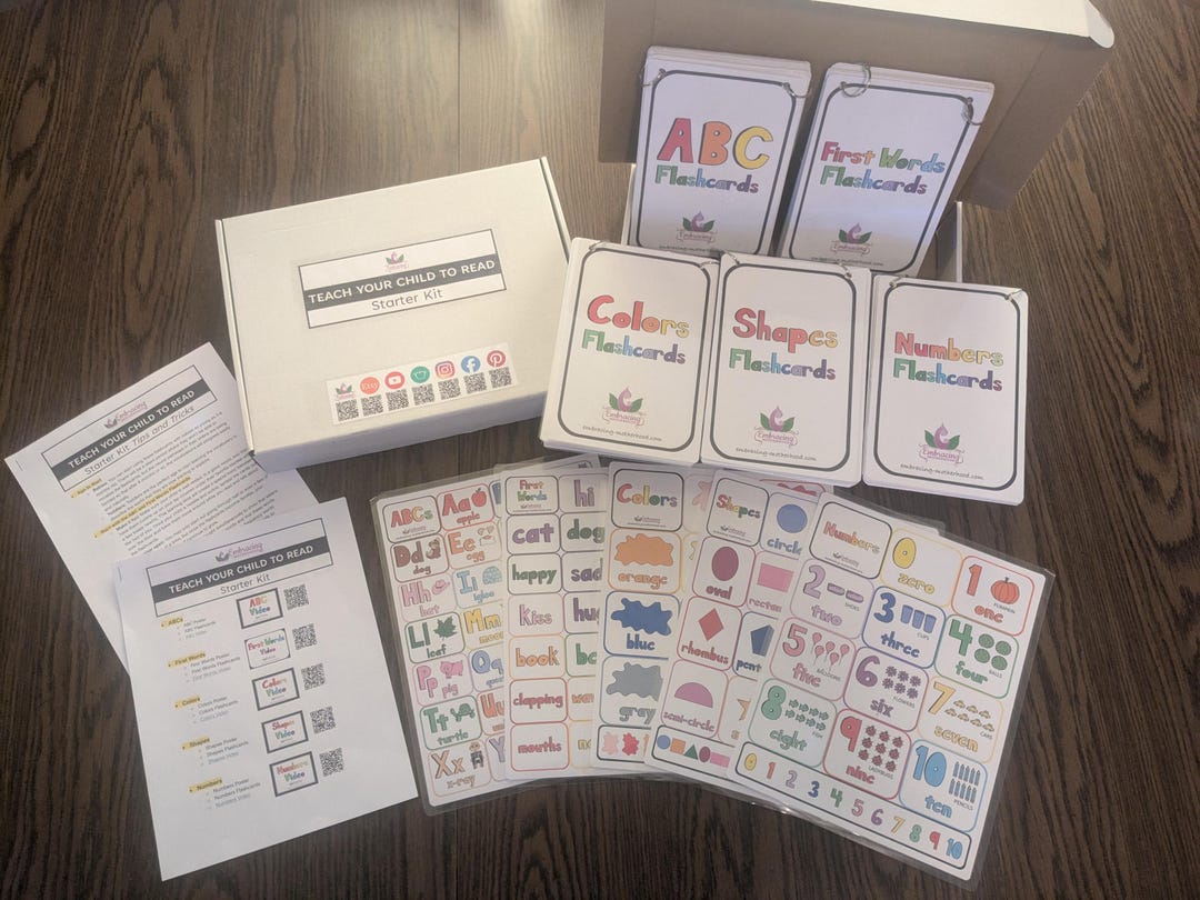 Teach Your Child to Read Starter Kit for Babies and Toddlers - Etsy