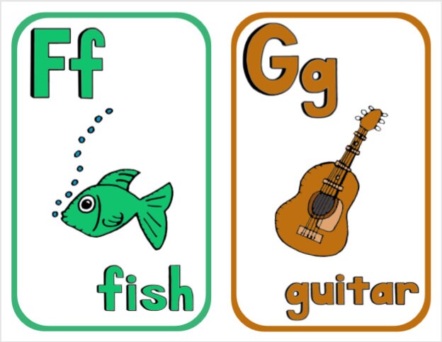 ABC Vertical Wall Art / Digital Download / Printable / Alphabet ...