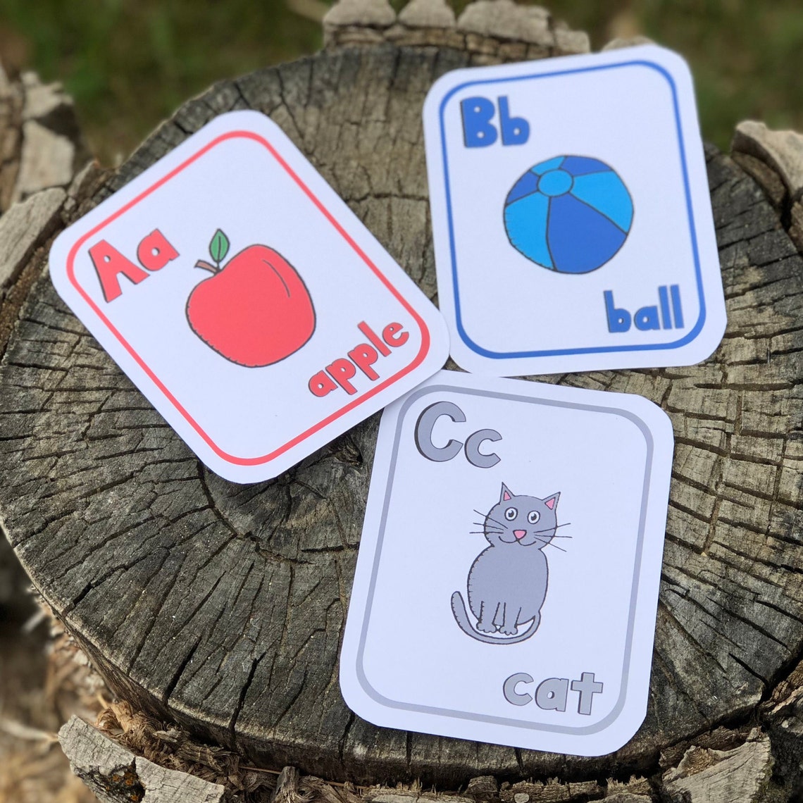 ABC Vertical Flashcards / Digital Download / Printable / Alphabet ...