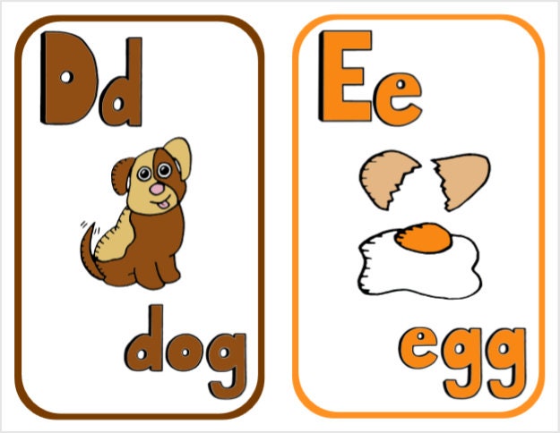 ABC Vertical Wall Art / Digital Download / Printable / Alphabet ...