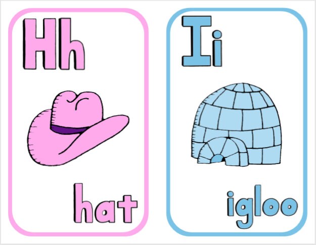 ABC Vertical Wall Art / Digital Download / Printable / Alphabet ...