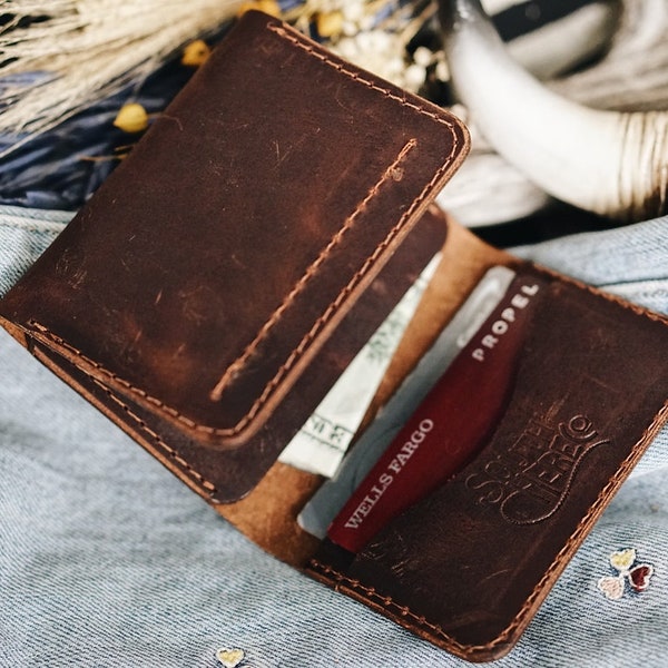 Cowboy Tri Fold Wallet - Etsy