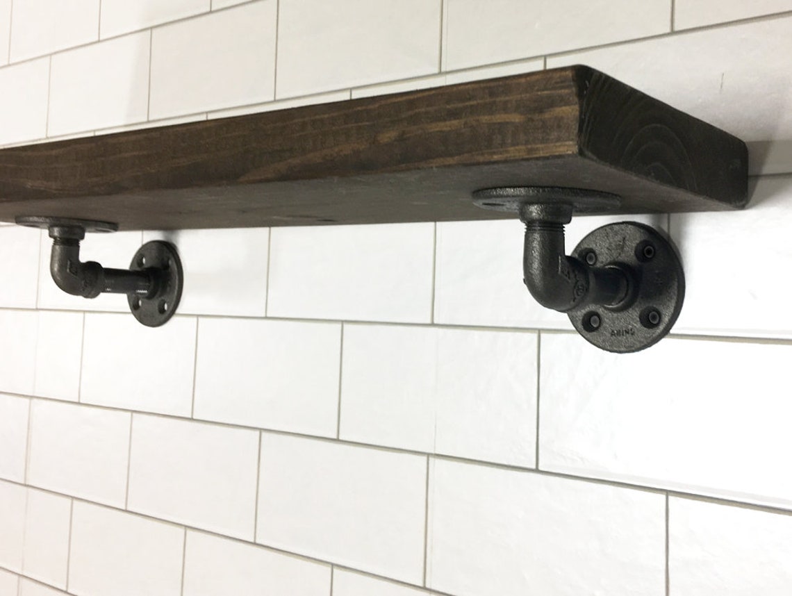 Floating Shelves Wall Shelf Angled Bracket Farmhouse Decor - Etsy