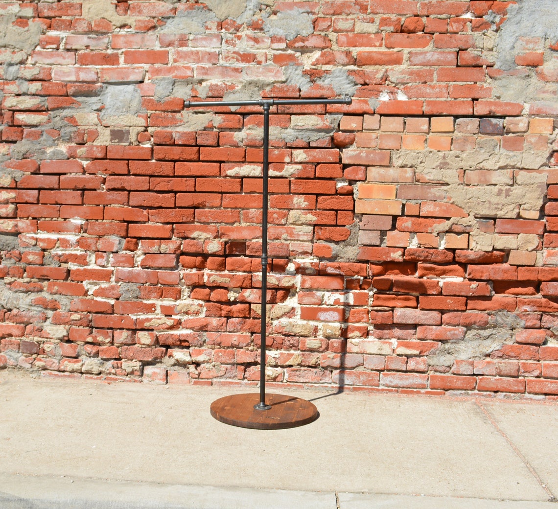 T Bar Clothing Rack. Industrial Retail Clothing and Garment - Etsy