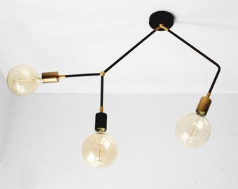 3 Bulb Ceiling Light - Etsy
