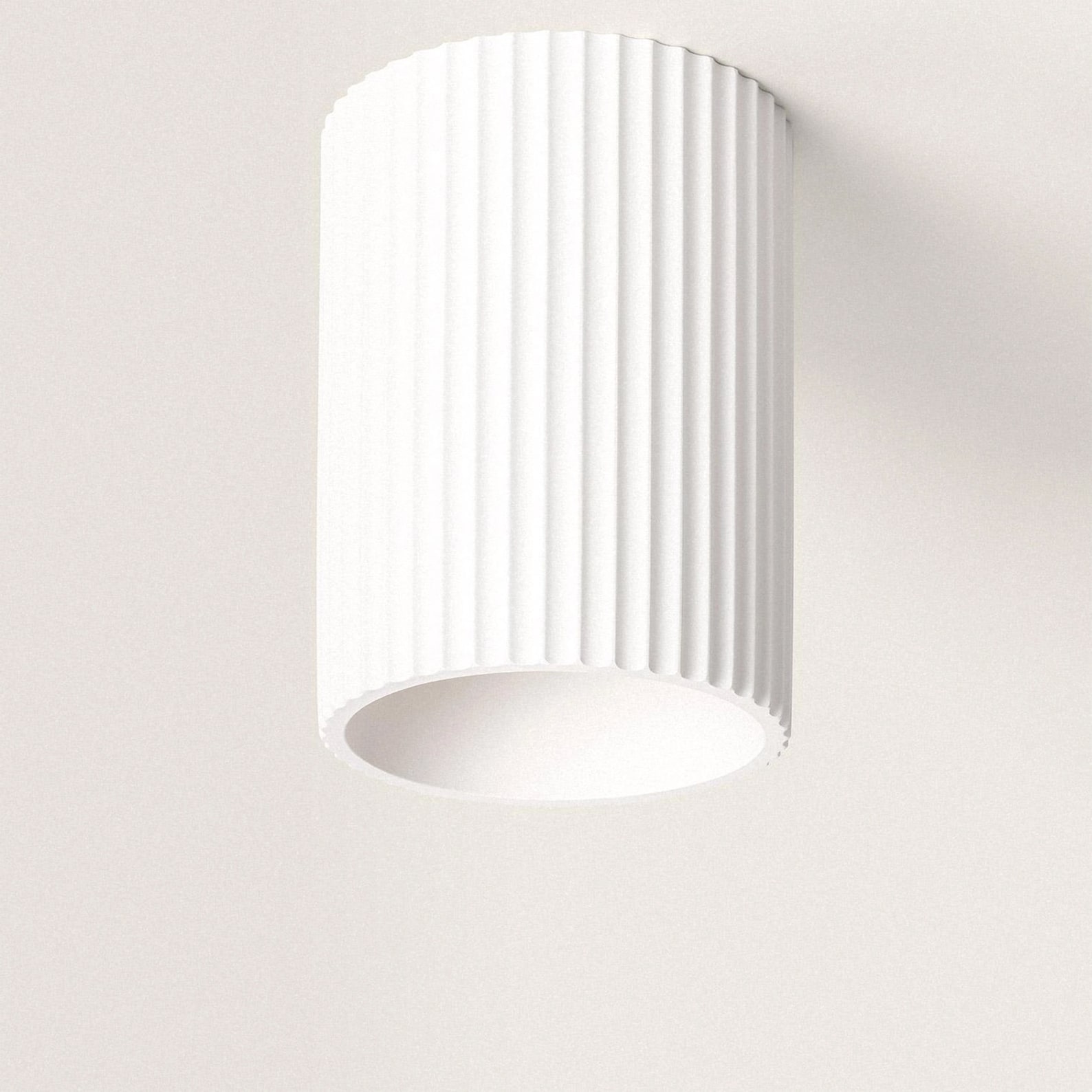 GREECE - Ceiling Spotlight Minimalist Lighting Fixture Cylinder Plaster ...