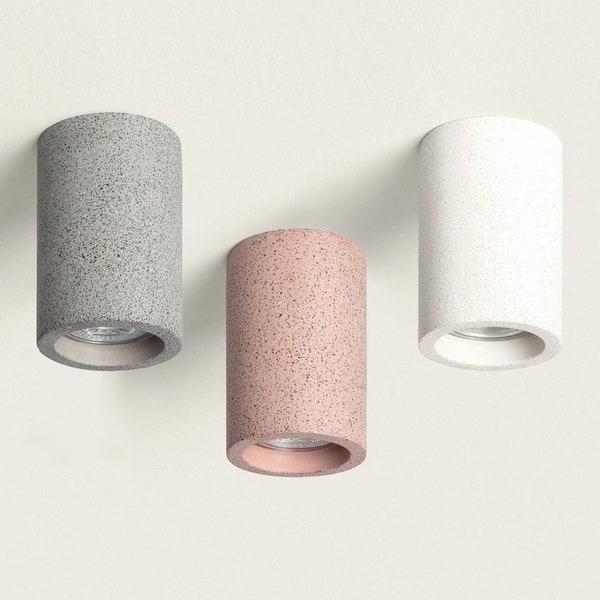 Concrete Ceiling Light - Etsy