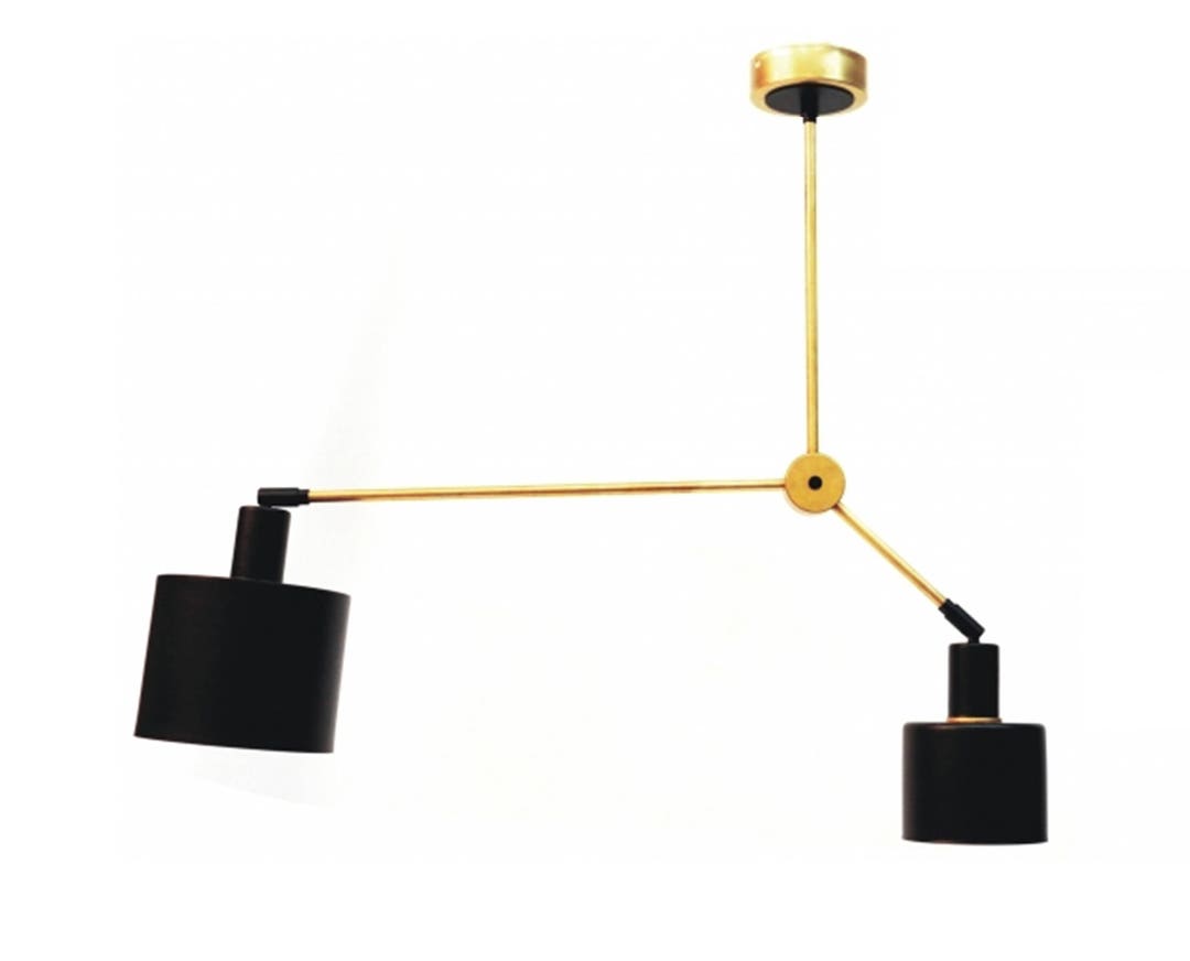 Modern Flush Ceiling 2 Arms Ceiling Semi Flush Mount - Lighting Lamps ...