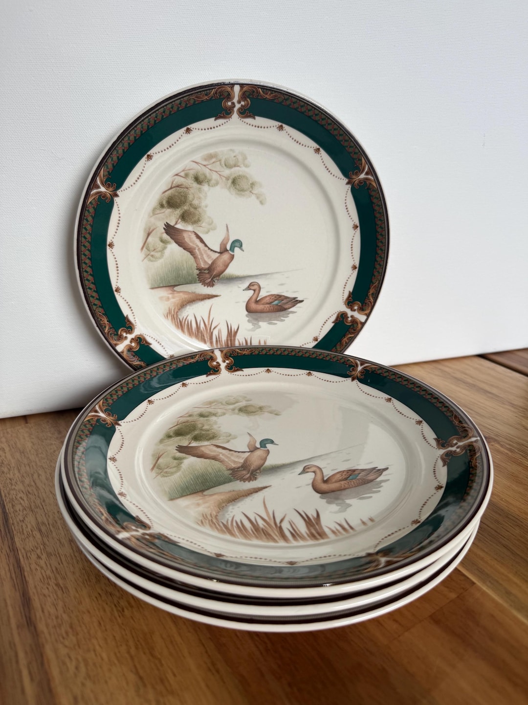 Vintage Keltcraft by Noritake of Ireland in Wicklow Green Salad Plates ...