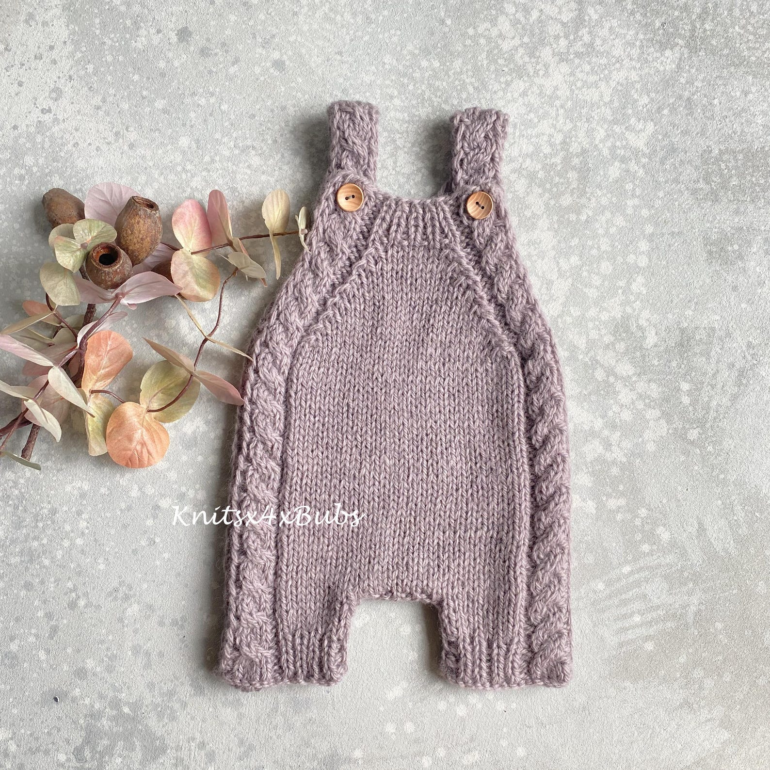 Geneva Baby Romper Knitting Pattern - Instant PDF Download - Newborn ...