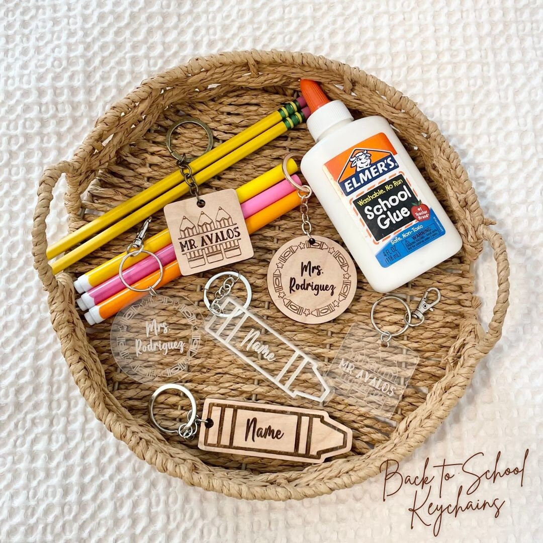 Back to School Keychains | Teacher Appreciation Keychains | Teacher ...