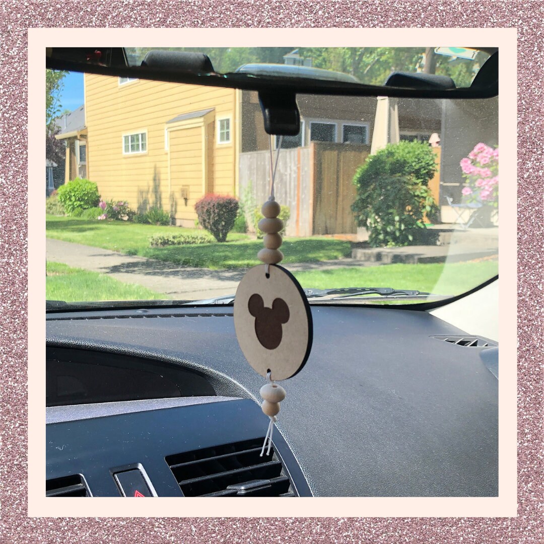 Mickey Mouse Car Charm Mickey Mouse Rear-view Mirror Rear-view Mirror ...