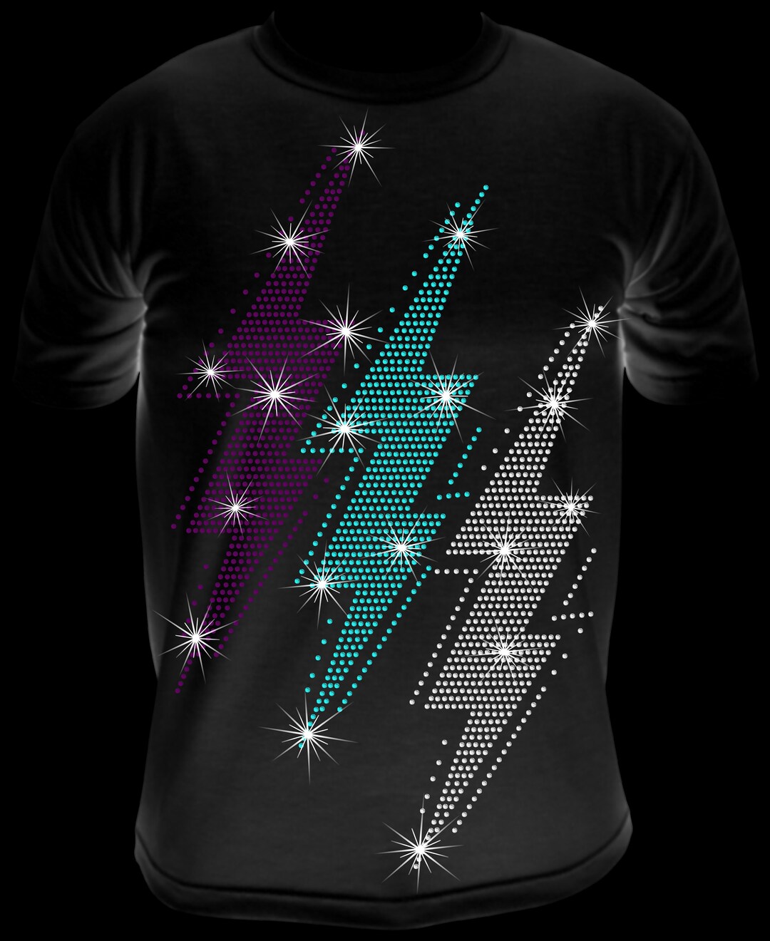 LIGHTNING BOLT Ss10 Rhinestone Template, Digital Download, Svg, Eps ...