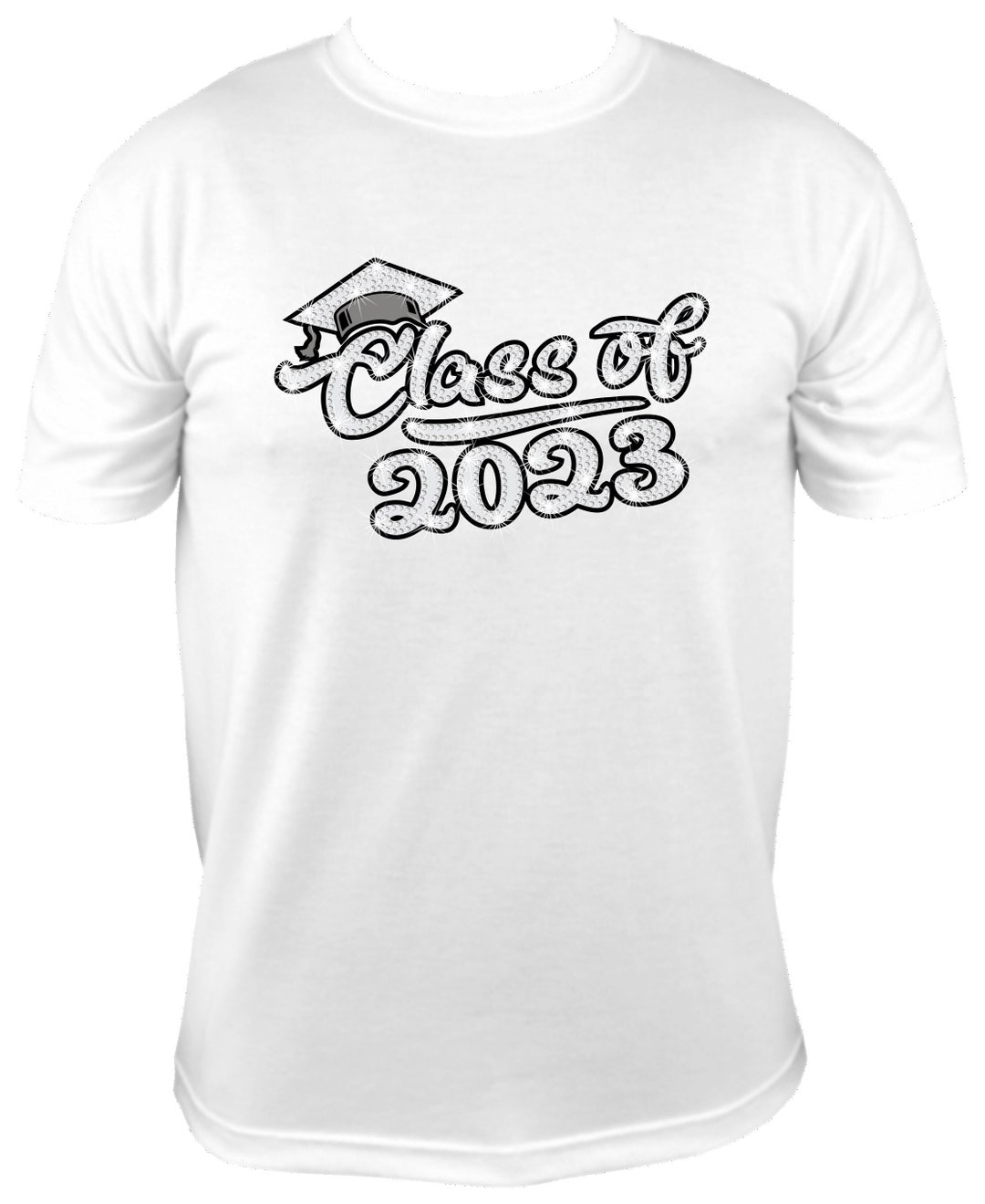 CLASS OF 2023 Rhinestone Template Design - Etsy