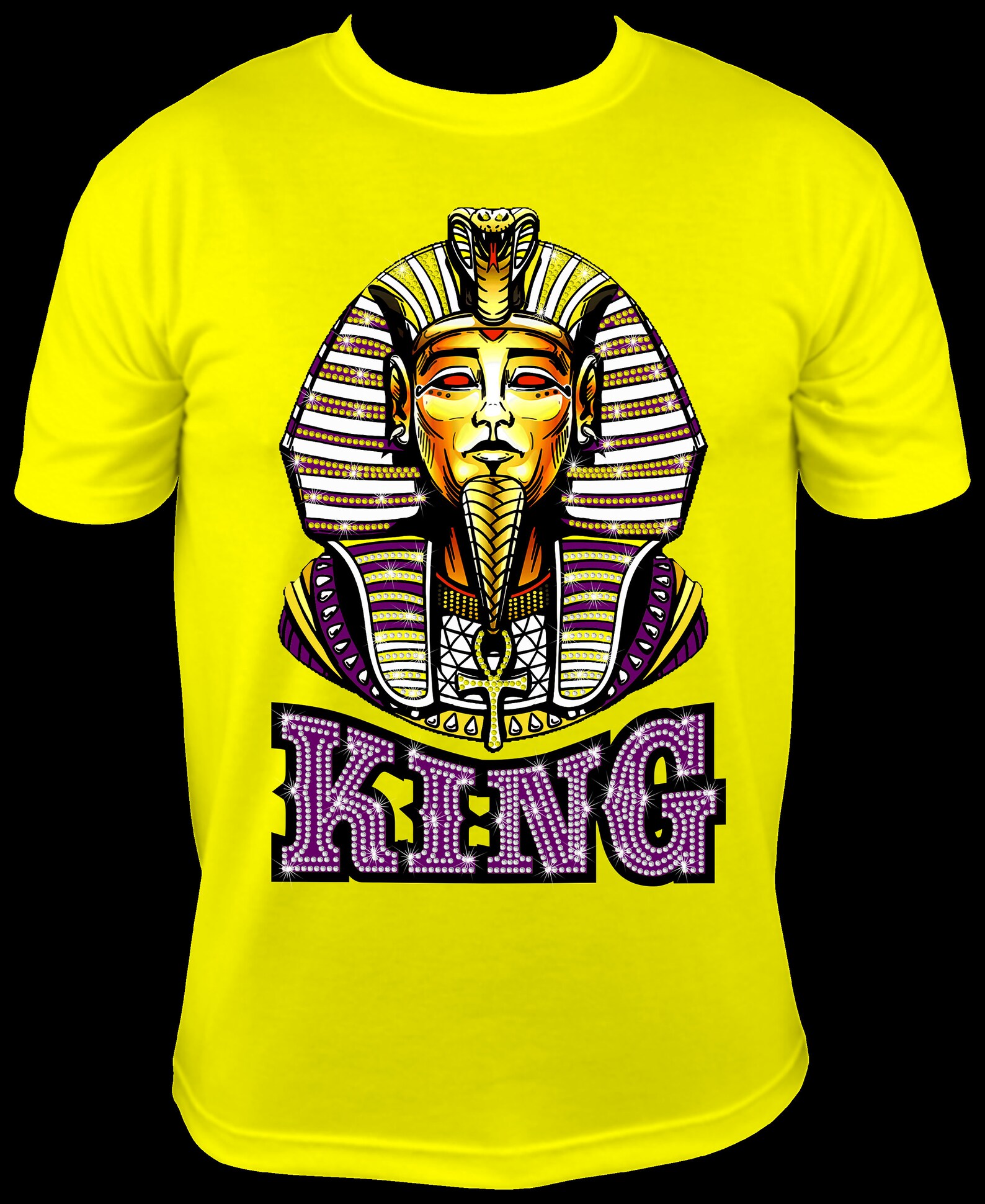 KING TUT Ss10 Rhinestone Template Sublimation Digital - Etsy