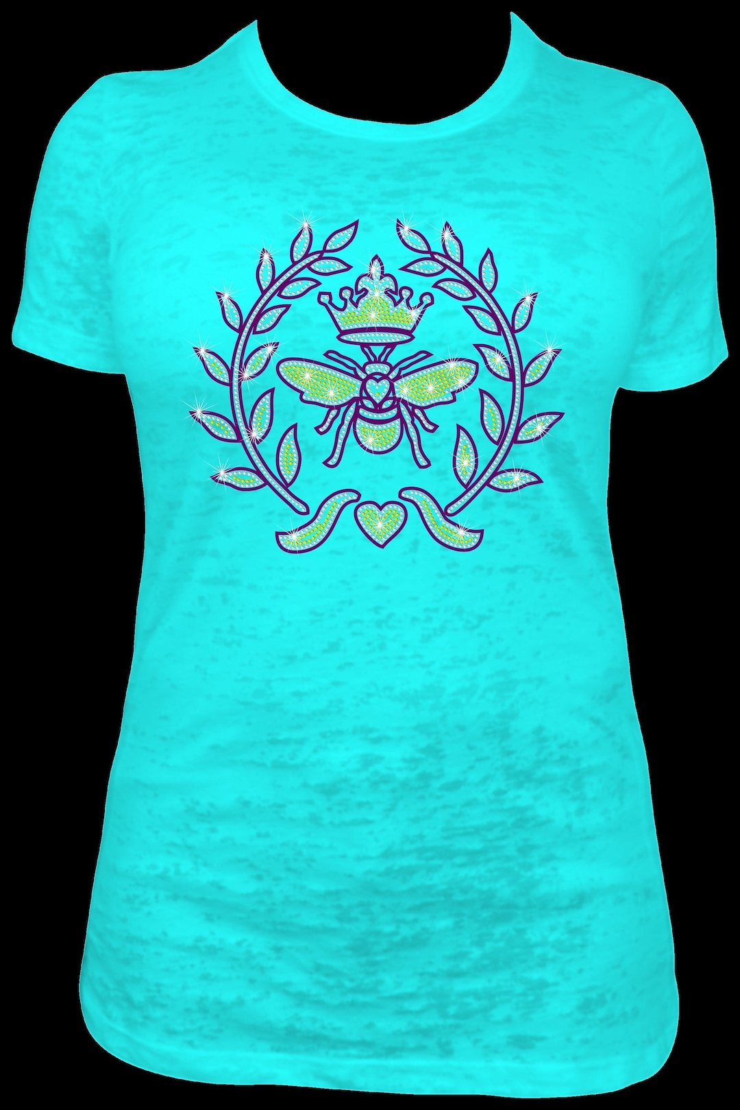 QUEEN BEE SS6 Rhinestone Template, Sublimation, Digital Download, Svg ...