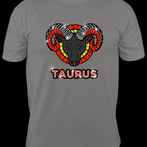 TAURUS ZODIAC Ss10 Rhinestone Template, Sublimation, Digital Download ...