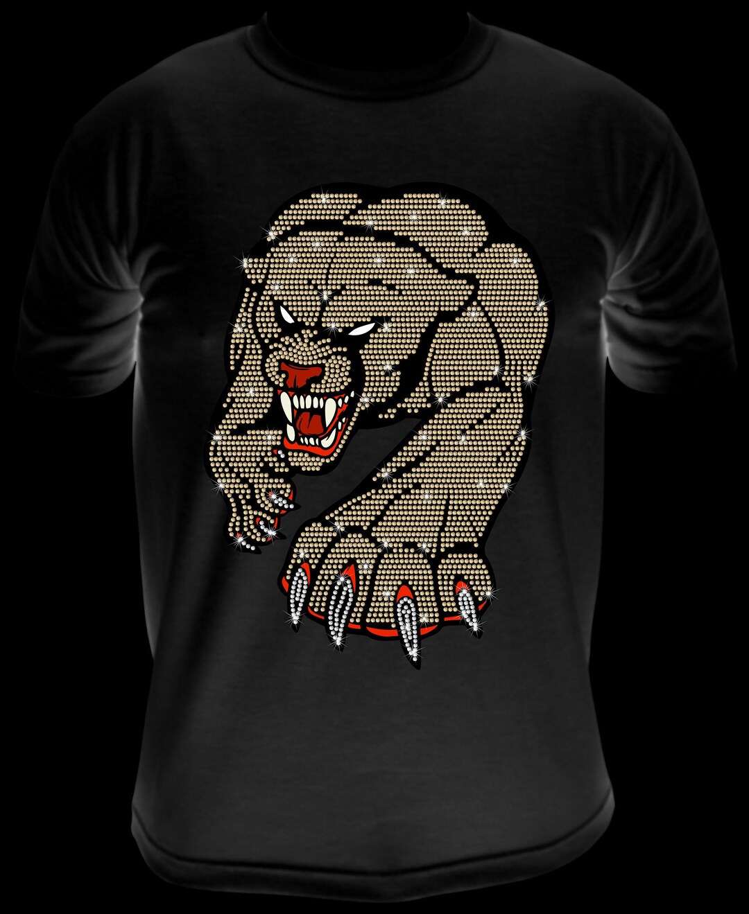 SABERTOOTH SS10 Rhinestone Template, HTV, Sublimation, Digital Download ...