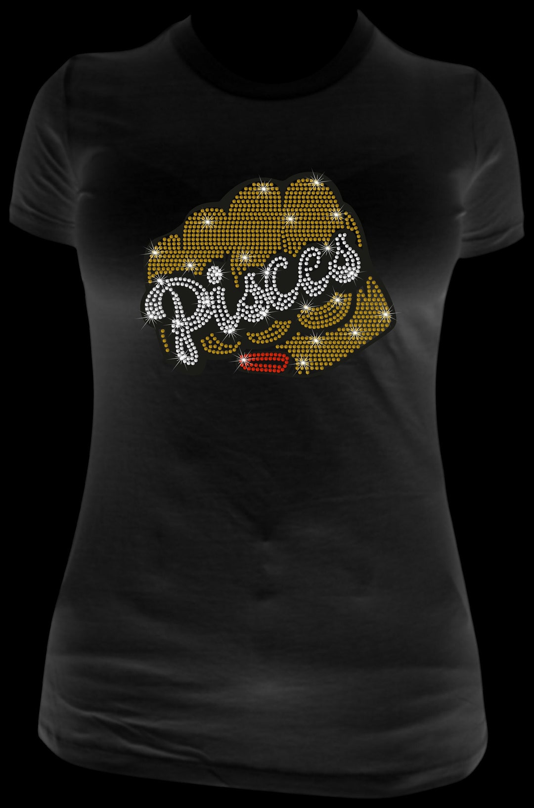 Pisces Rhinestone Template: Zodiac Sign, SVG, PNG, EPS (digital ...