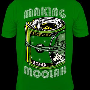 MONEY MAKING MOOLAH Rhinestone Template, Digital Download, Svg, Eps ...