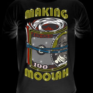 MONEY MAKING MOOLAH Rhinestone Template, Digital Download, Svg, Eps ...