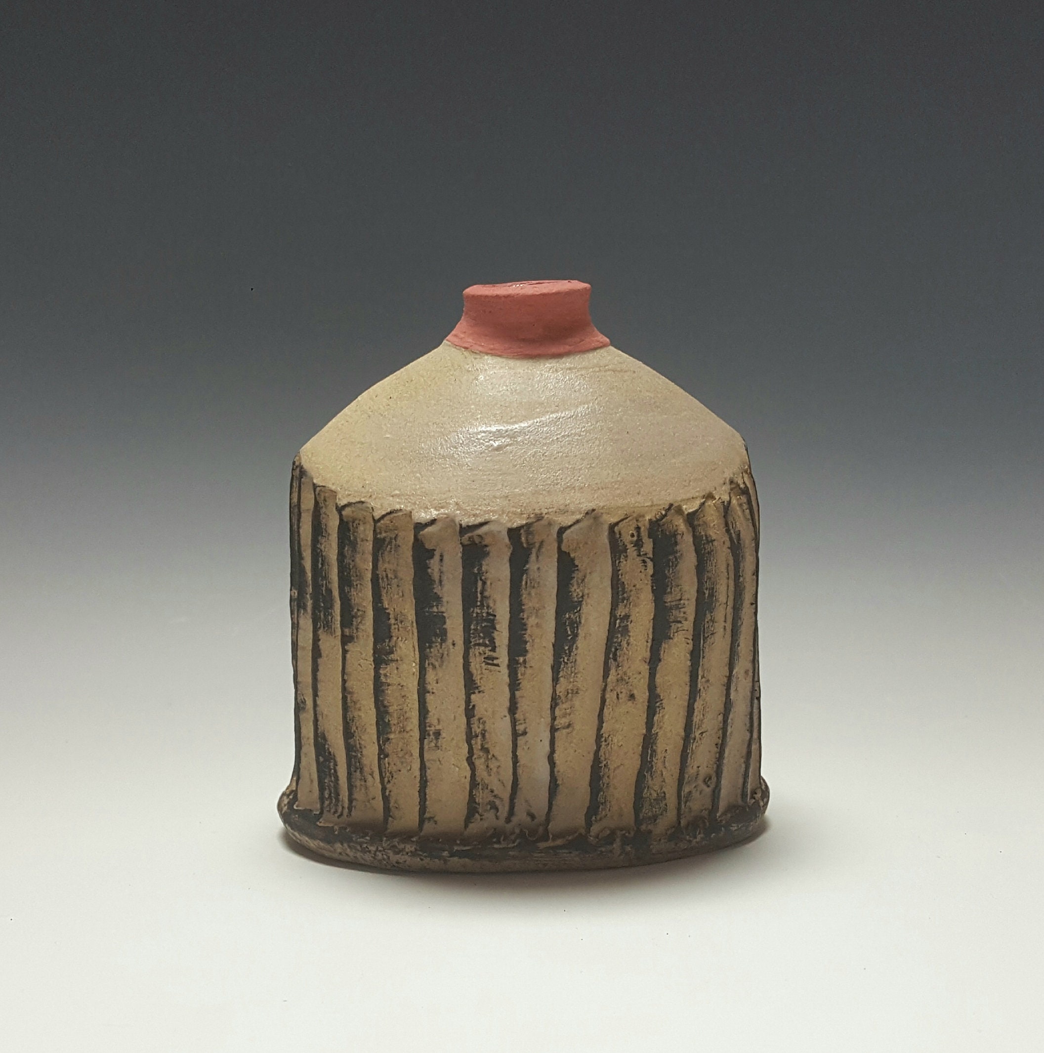 Rustic Modern Colorful Bottle by Potteryi. Sold Separately. - Etsy