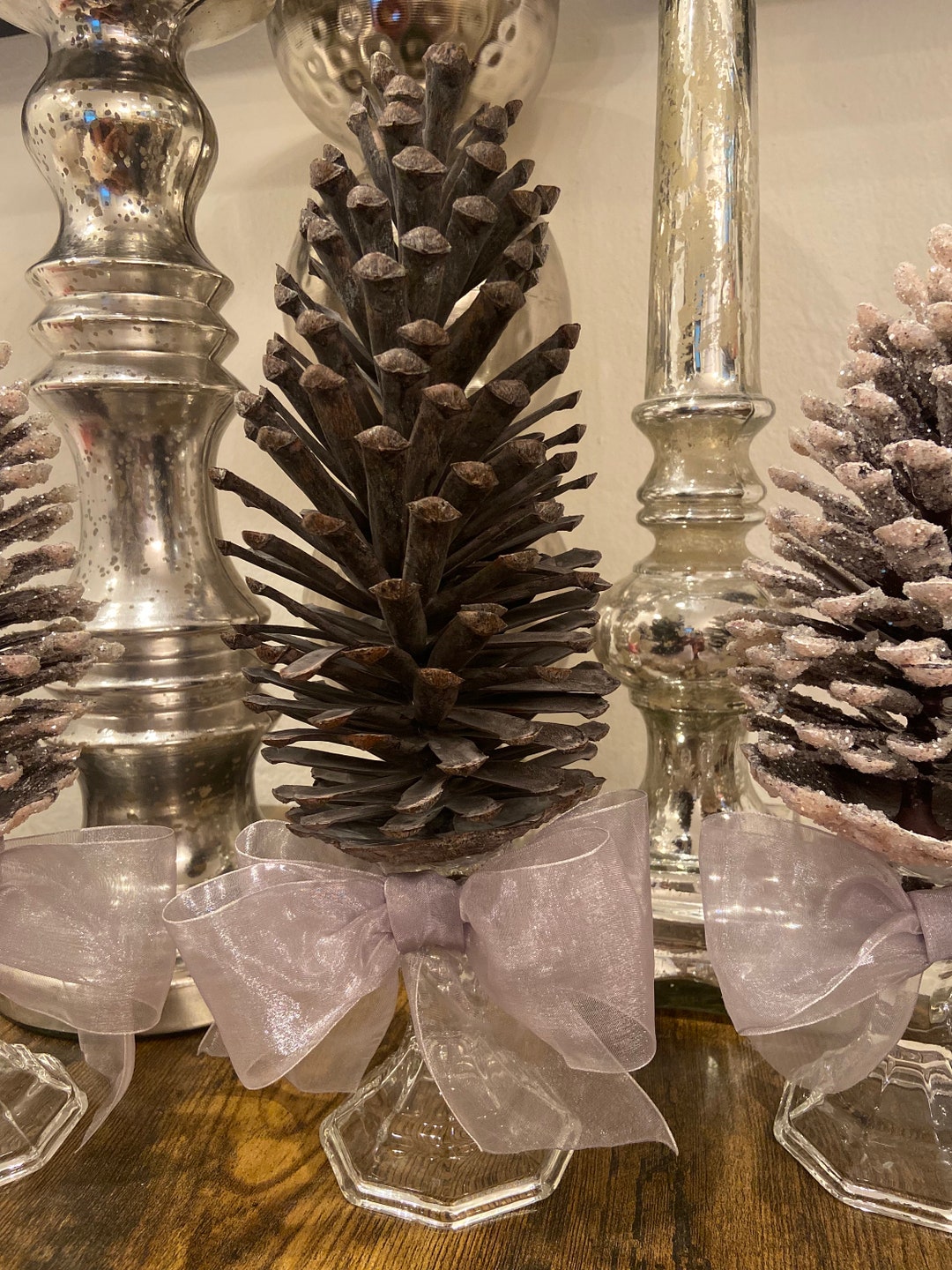 Faux Pine Cone Table Top - Etsy