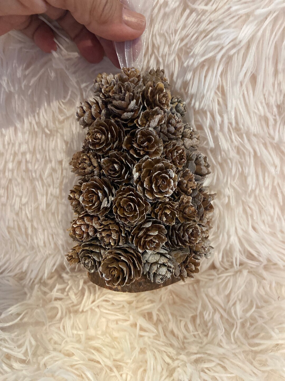Mini Pine Cone Tree Ornament - Etsy UK