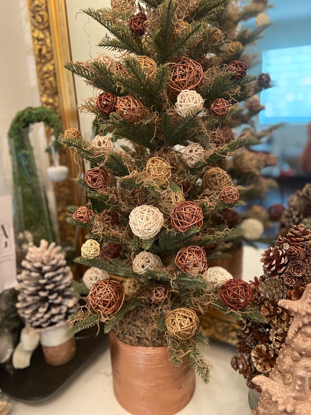 Spiny Table Top Christmas Tree - Etsy