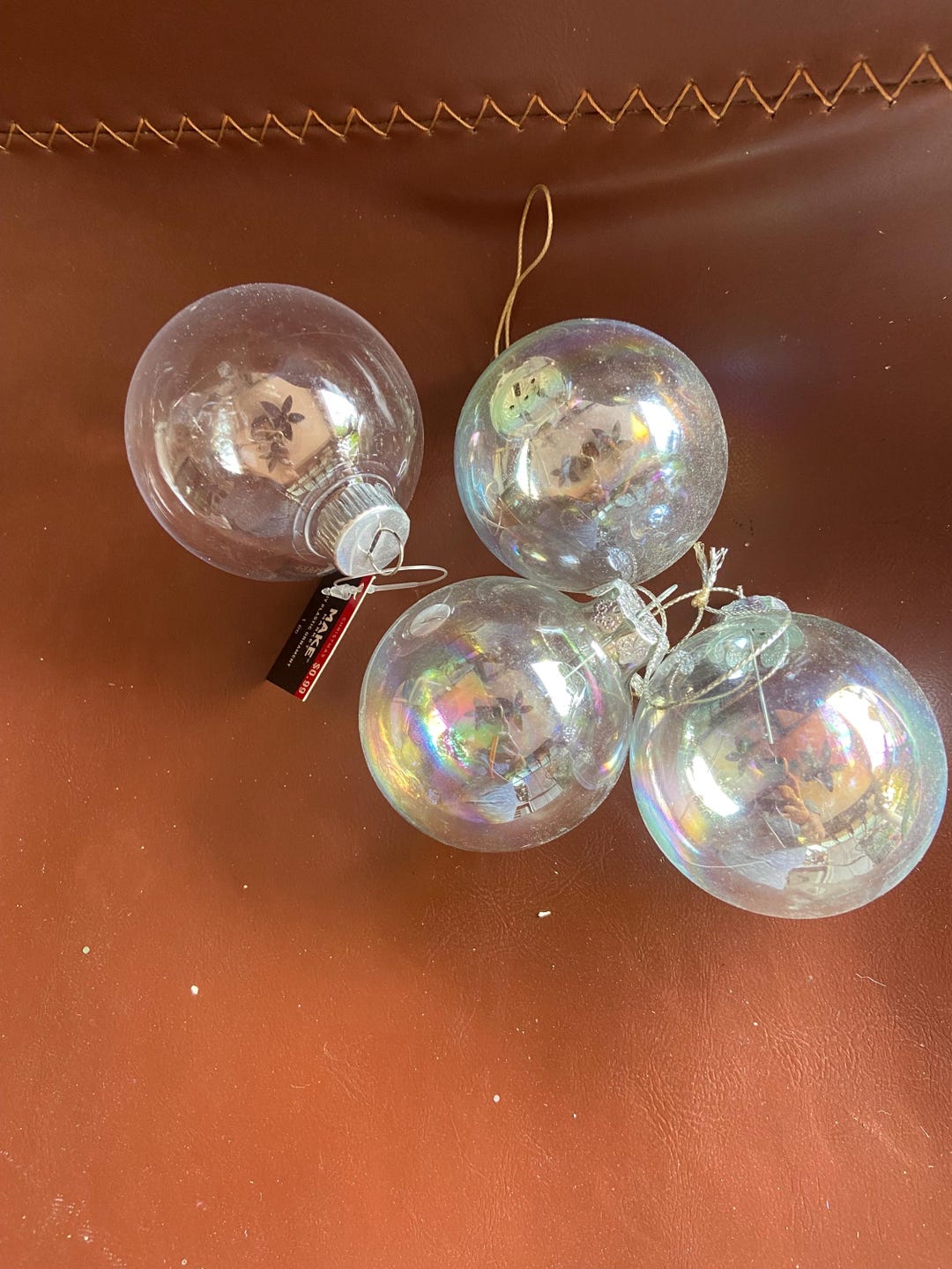 DIY Small Round Craft Plastic Ball Set of 4 - Etsy